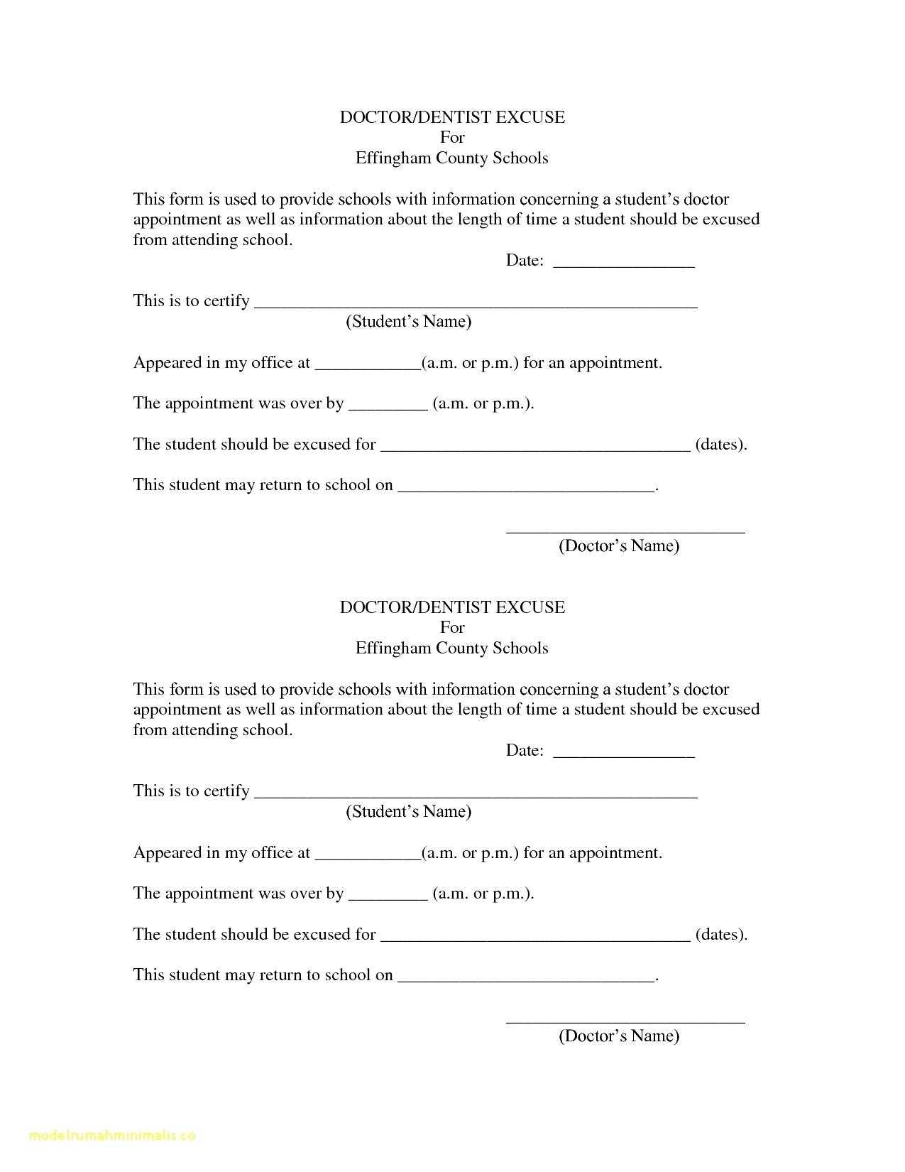 014 Dental Excuse Letter Templates Note Top Result For Work In Dentist 