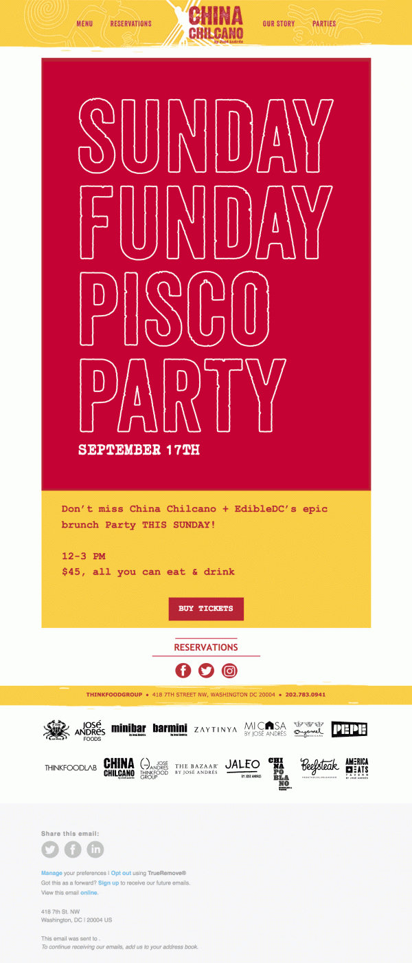 6 Excellent Examples Of Event Emails Done Right Eventbrite Pertaining 