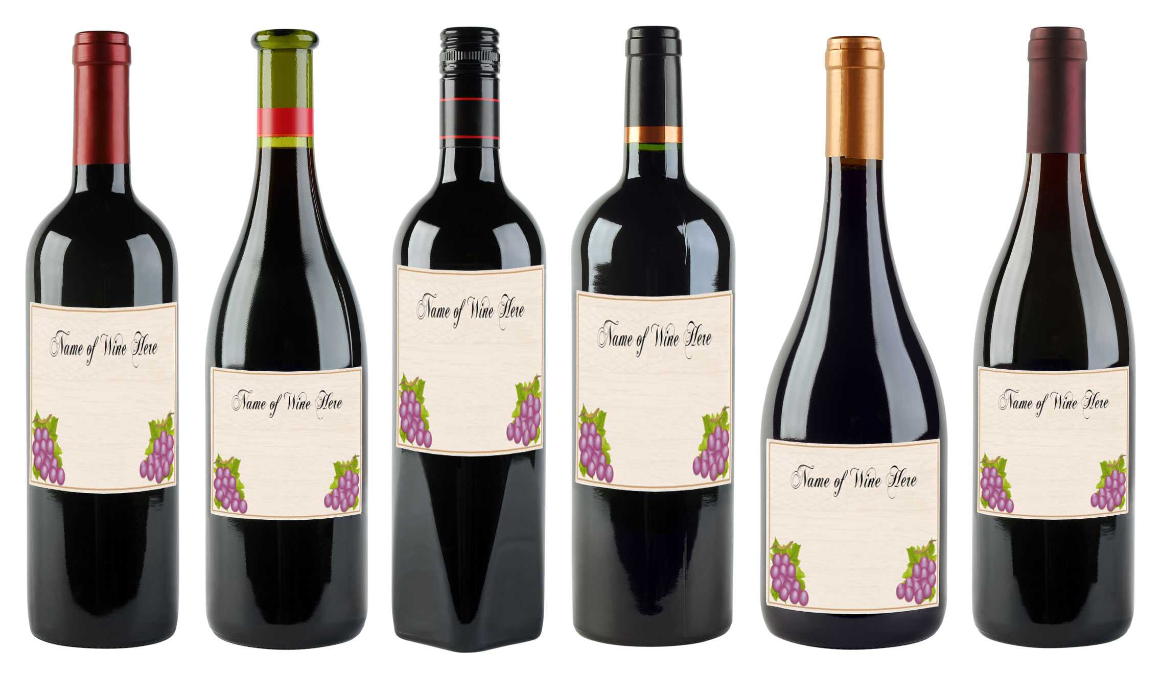 Greenery Wedding Wine Label Printable Wine Label Editable Wine Label 