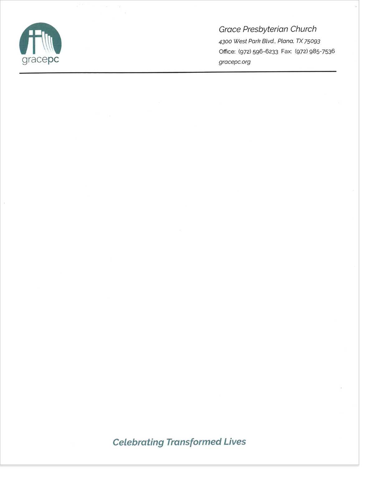 Church Letterhead Template Best Professional Templates