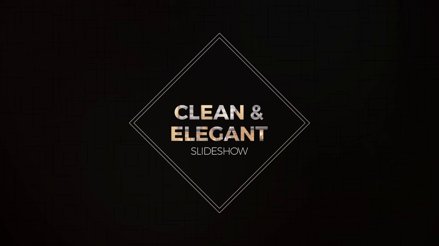 Clean And Elegant Slideshow After Effects Templates On Behance 