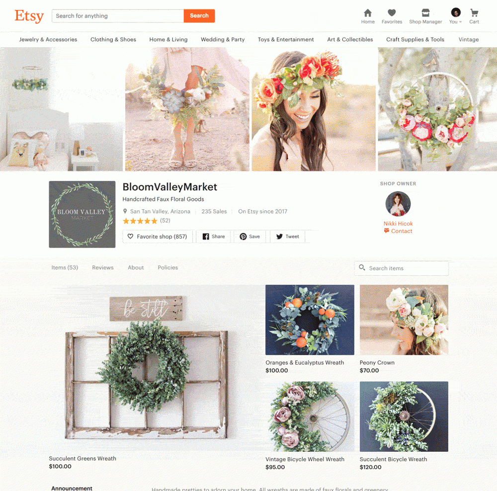 Free Etsy Banner Template Best Professional Templates